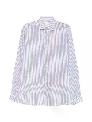 XACUS Striped Long-sleeve Shirt - White