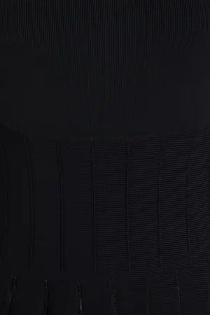 Herve Leger Annabel Pleated Bandage Dress