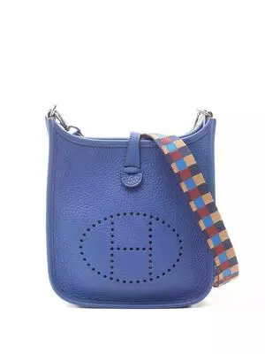 Hermès Evelyn Amazon Leather Shoulder Bag - Blue