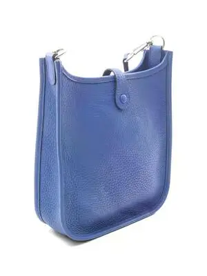 Hermès Evelyn Amazon Leather Shoulder Bag - Blue