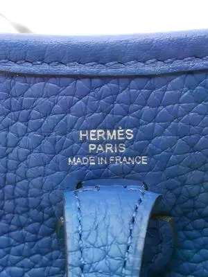 Hermès Evelyn Amazon Leather Shoulder Bag - Blue