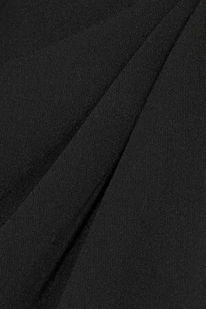 Halston Pleated Crepe Mini Dress