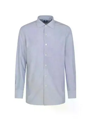FINAMORE 1925 Long-sleeve Spread-collar Shirt