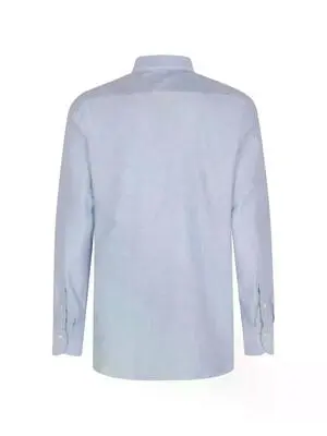 FINAMORE 1925 Long-sleeve Spread-collar Shirt