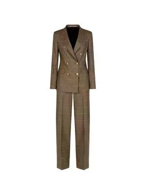 Tagliatore Checked Double-breasted Jacket