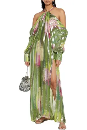 Anjuna Luna Cold-shoulder Maxi Dress