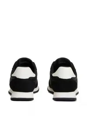 Tommy Hilfiger Panelled Logo-patch Sneakers - Black