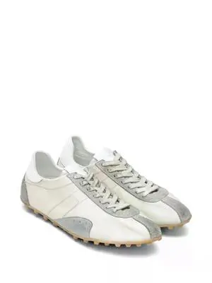 MAISON MARGIELA Sprinters Panelled Leather Sneakers - Neutrals