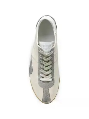 MAISON MARGIELA Sprinters Panelled Leather Sneakers - Neutrals