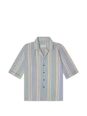 PEREGRINE Quay Cuban Stripe-pattern Shirt