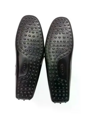 TOD'S Bow Brushed Moccasins