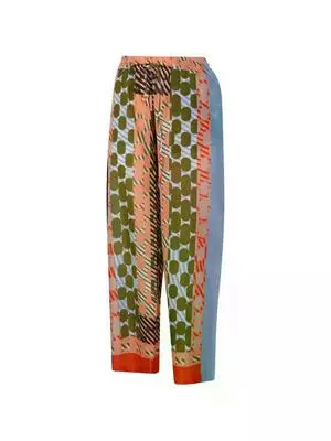 MAPOÉSIE Abstract-print Trousers
