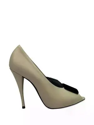 Saint Laurent Franky Peep-toe Pumps
