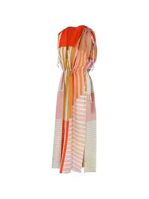 MAPOÉSIE Ziggy Riviera Striped Patchwork Dress