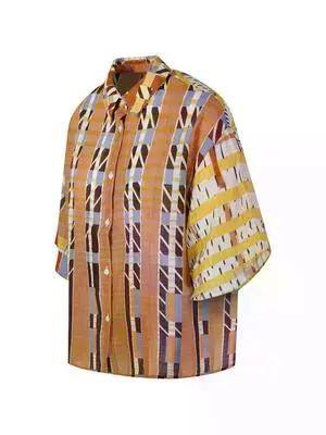 MAPOÉSIE Andrew Utopie Geometric-print Shirt