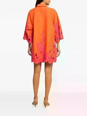 Cinq À Sept Paisley Bloom Embroidered Kaftan