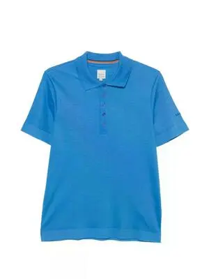 Paul Smith Ribbed-knit Polo Shirt