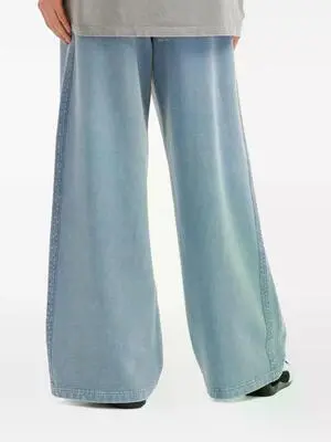 MINI CREAM Lace-trim Drawstring Trousers