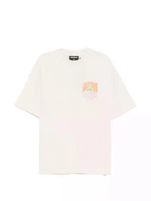 WRSTBHVR Graphic-print Cotton T-shirt - White
