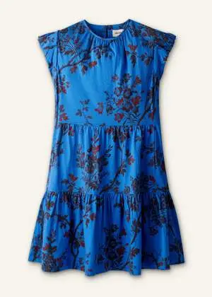 ME+EM Botanical Tiered Short Dress