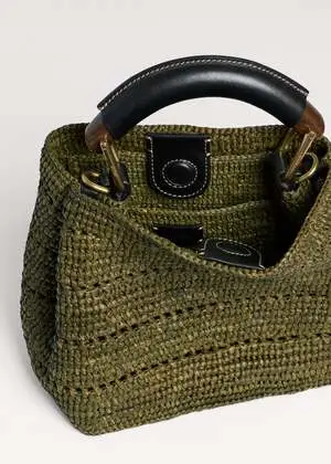 ME+EM Raffia Mini Day Bag
