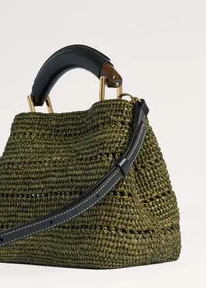 ME+EM Raffia Mini Day Bag