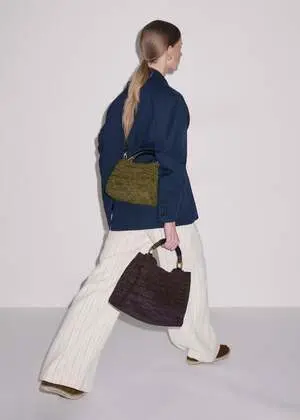 ME+EM Raffia Mini Day Bag