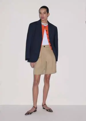 ME+EM Pinstripe Oversized Blazer