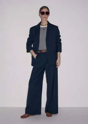 ME+EM Pinstripe Oversized Blazer
