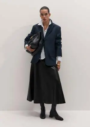 ME+EM Pinstripe Oversized Blazer