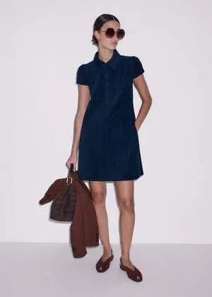 ME+EM Jacquard Towelling Mini Dress