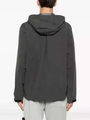 Rains Mito Hooded Touch-strap Jacket - Grey