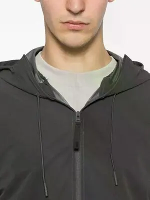 Rains Mito Hooded Touch-strap Jacket - Grey