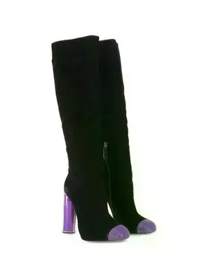 TOM FORD Beaded-toe Block-heel Boots
