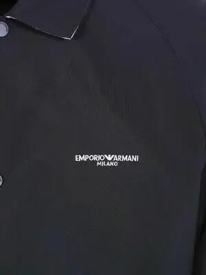 Emporio Armani Logo-print Lightweight Jacket - Blue