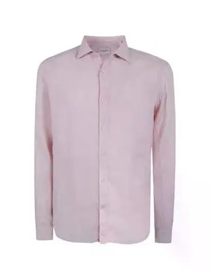 TINTORIA MATTEI 954 Linen Shirt - Pink