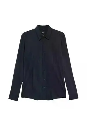 BOSS Slim-fit Shirt In Italian Performance-stretch Seersucker - Blue