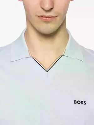 BOSS Logo-print V-neck T-shirt