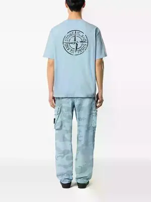 Stone Island Logo-print T-shirt - Blue