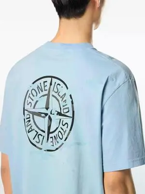 Stone Island Logo-print T-shirt - Blue