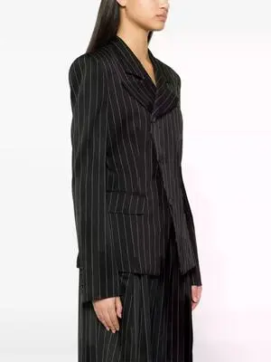 ANIYE BY Pinstripe Pattern Double-lapel Jacket