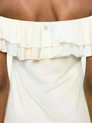 ANIYE BY Ruffled Off-shoulder Mini Dress