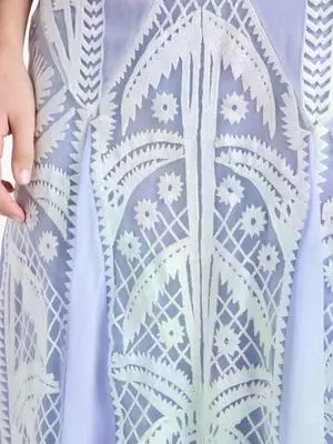 TEMPERLEY LONDON Giselle Embroidered Dress - Blue