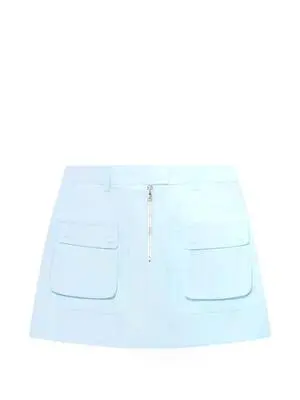 Casablanca Cargo-pocket Mini Skirt - Blue