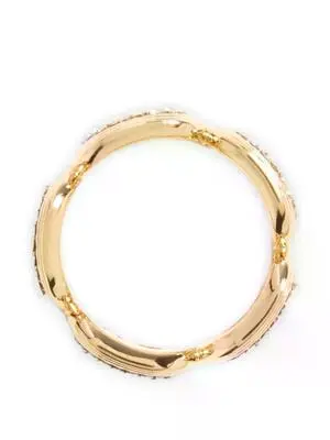 Valentino Garavani Ovalette Metal And Swarovski® Crystal Ring