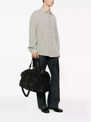 Guidi Cargo-pocket Suede Tote Bag