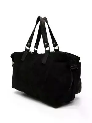 Guidi Cargo-pocket Suede Tote Bag