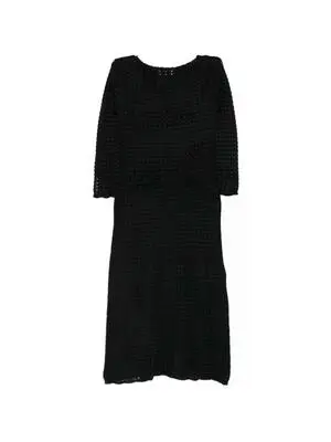 Prada Crochet Silk Dress