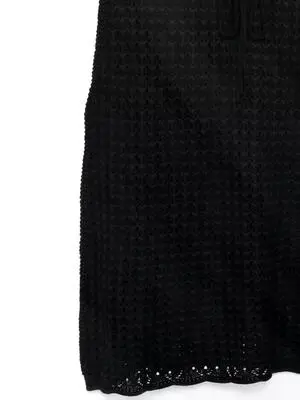 Prada Crochet Silk Dress