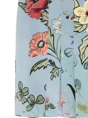 Gucci Flora Knight Printed Silk Dress